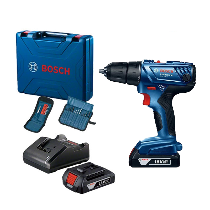 Máy Khoan Động Lực Dùng Pin GSB 183-LI (Kèm Hộp Công Cụ Và Pin) Bosch ...