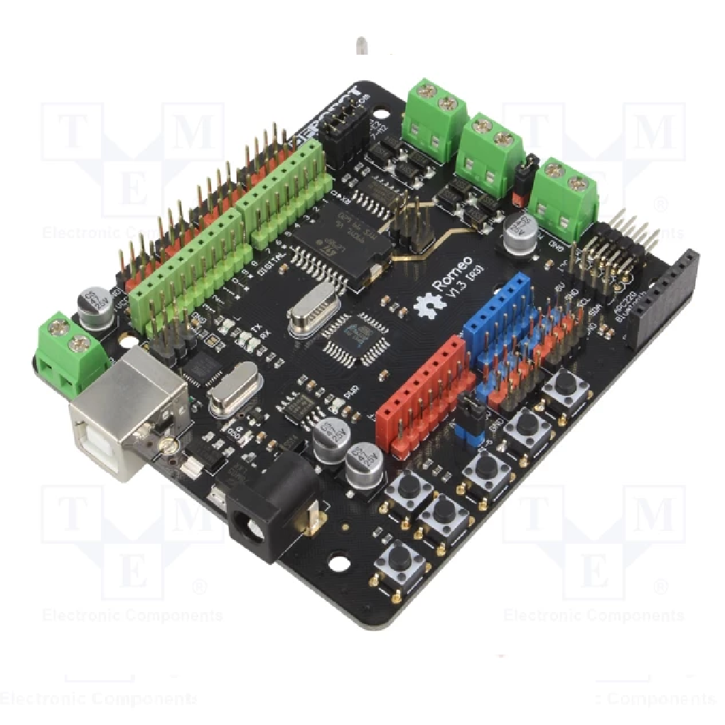 Module: controller; robot control; 7 to 12VDC; 90x80mm; uC: ATMEGA328 ...