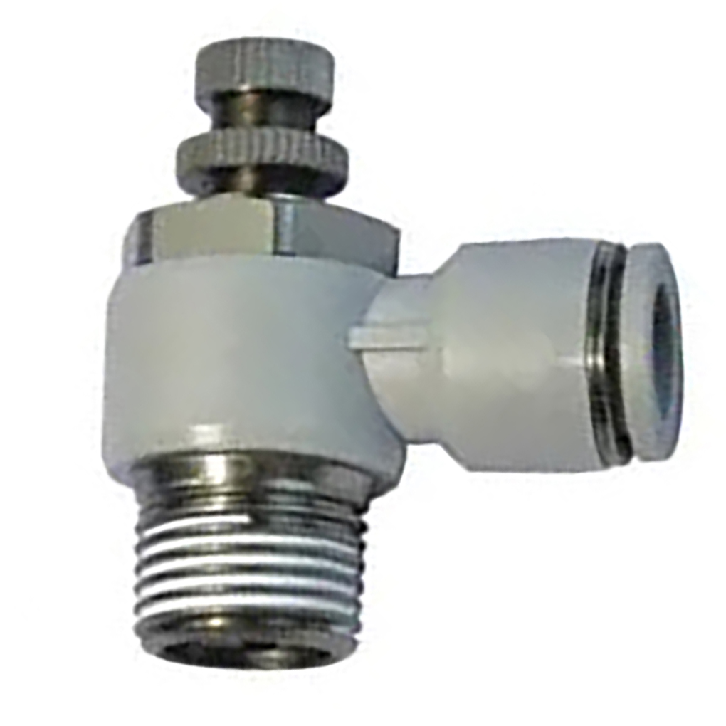 Van Tiết Lưu OD8 mm - PT1/8 Xám Airtac PSL801B | Mecsu.vn