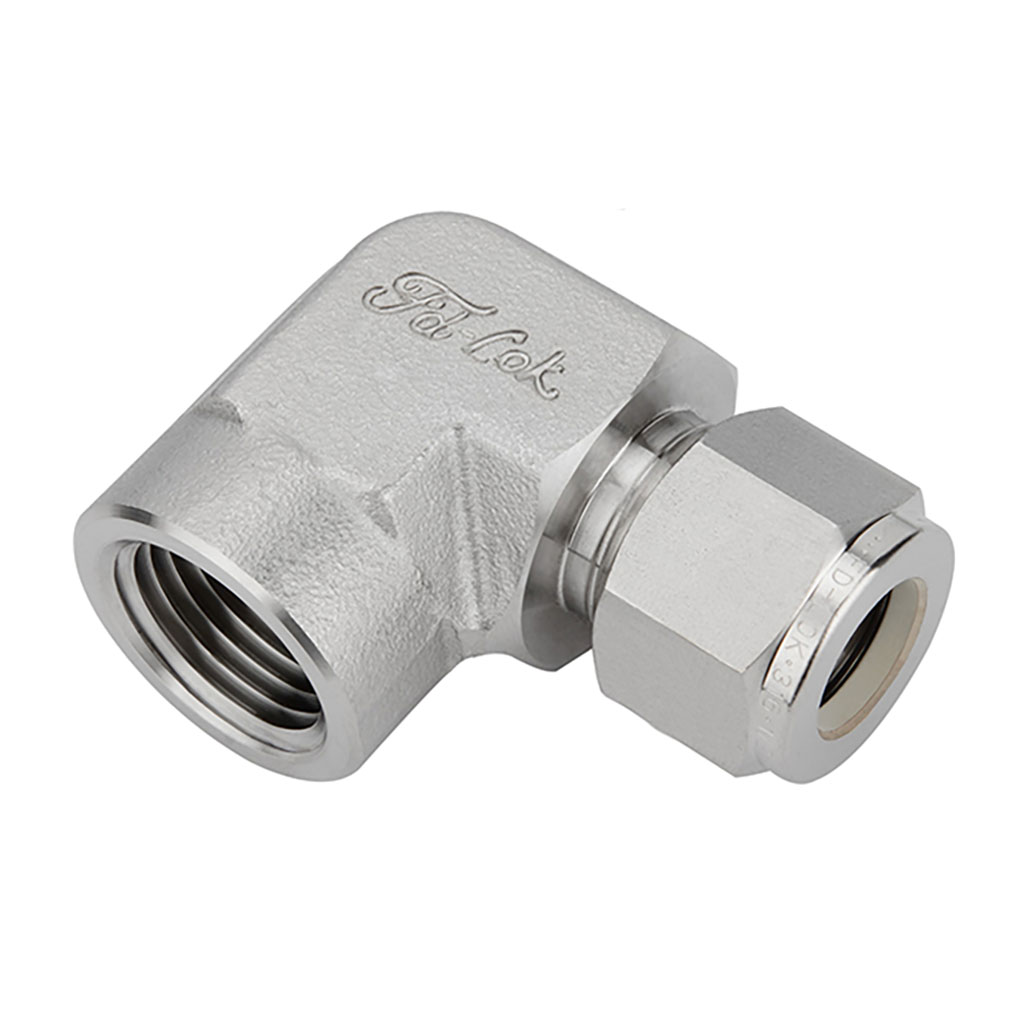 FD-LOK Female Elbow OD 1/8 - 1/8 NPT Tube Fitting -LF-S2-NT2 | Mecsu.vn
