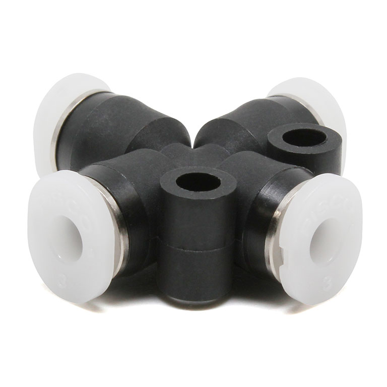 Đầu Nối Nhanh Khí Nén Ngã 4 Pisco PZA1/8M | Mecsu.vn