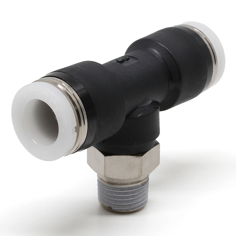 Đầu Nối Nhanh Khí Nén Dạng Chữ T Ren Ngoài Pisco PB5/16-N1U | Mecsu.vn