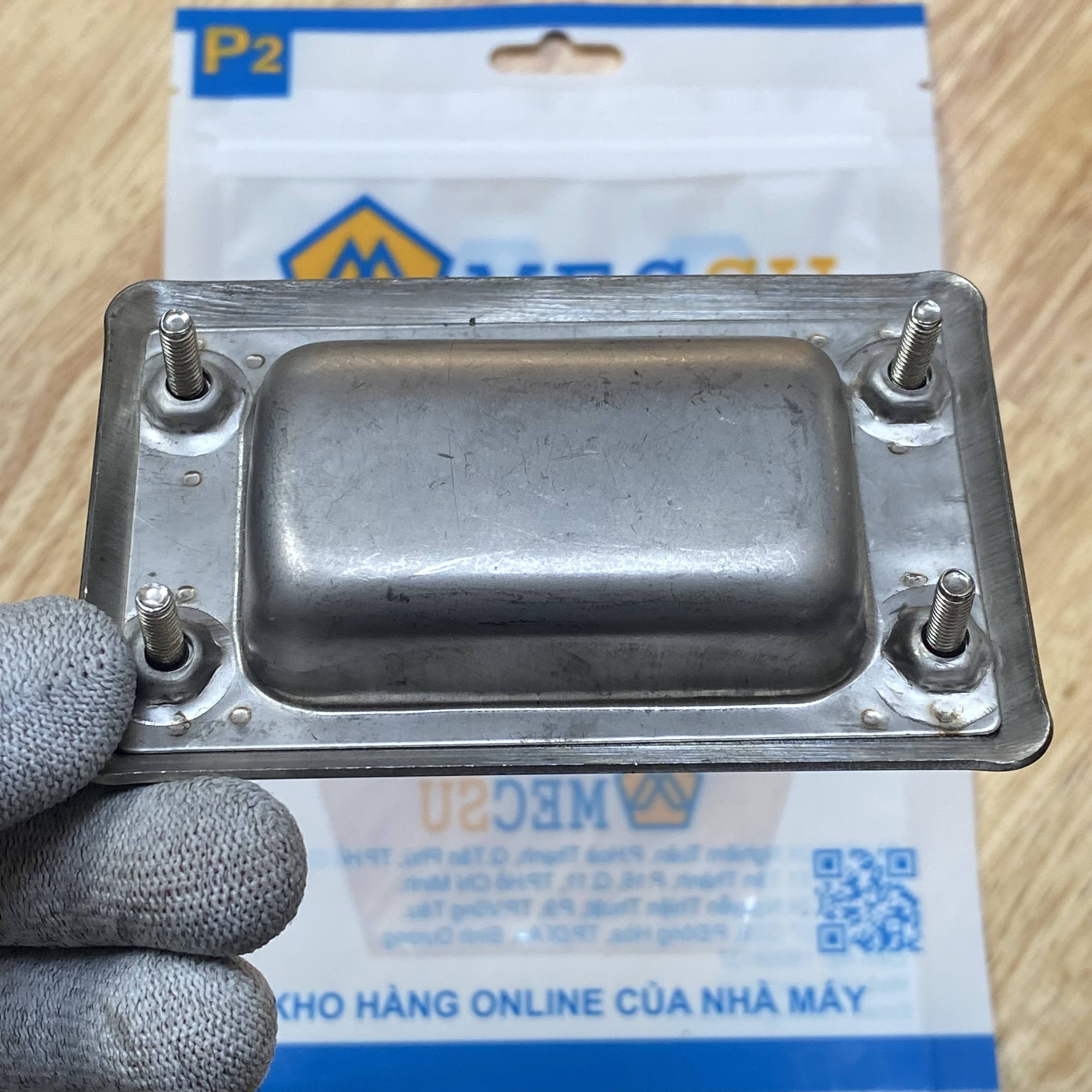 Tay Nắm Cửa Âm Inox 304 W 54 mm x L 100 mm (UWUANAB) | Mecsu.vn