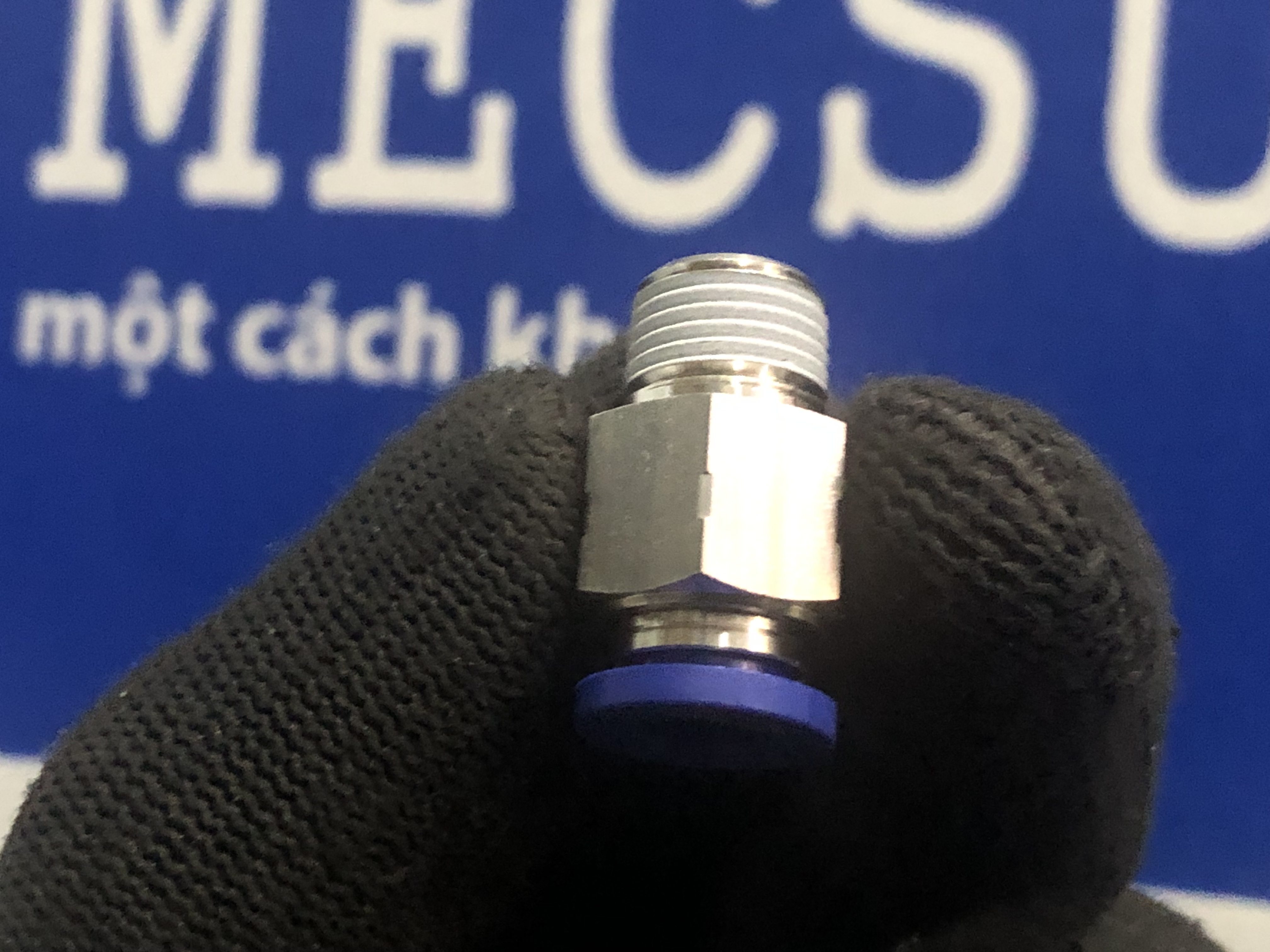 Đầu Nối Nhanh Khí Nén Dạng Thẳng Thân Lục Giác Ren Ngoài Pisco PC6-01SUS | Mecsu.vn