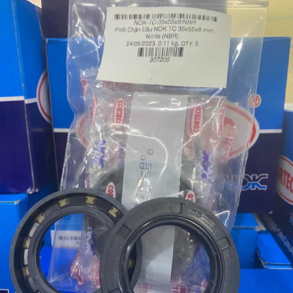 Phốt Chặn Dầu NOK TC 35x55x8 mm, Nitrile (NBR) | Mecsu.vn