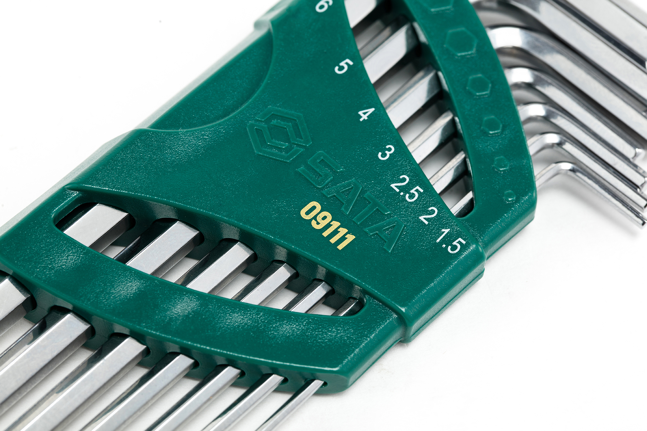 Bộ Lục Giác Đầu Bằng Chữ L Dài Sata 7 Chi Tiết 09111 | Mecsu.vn