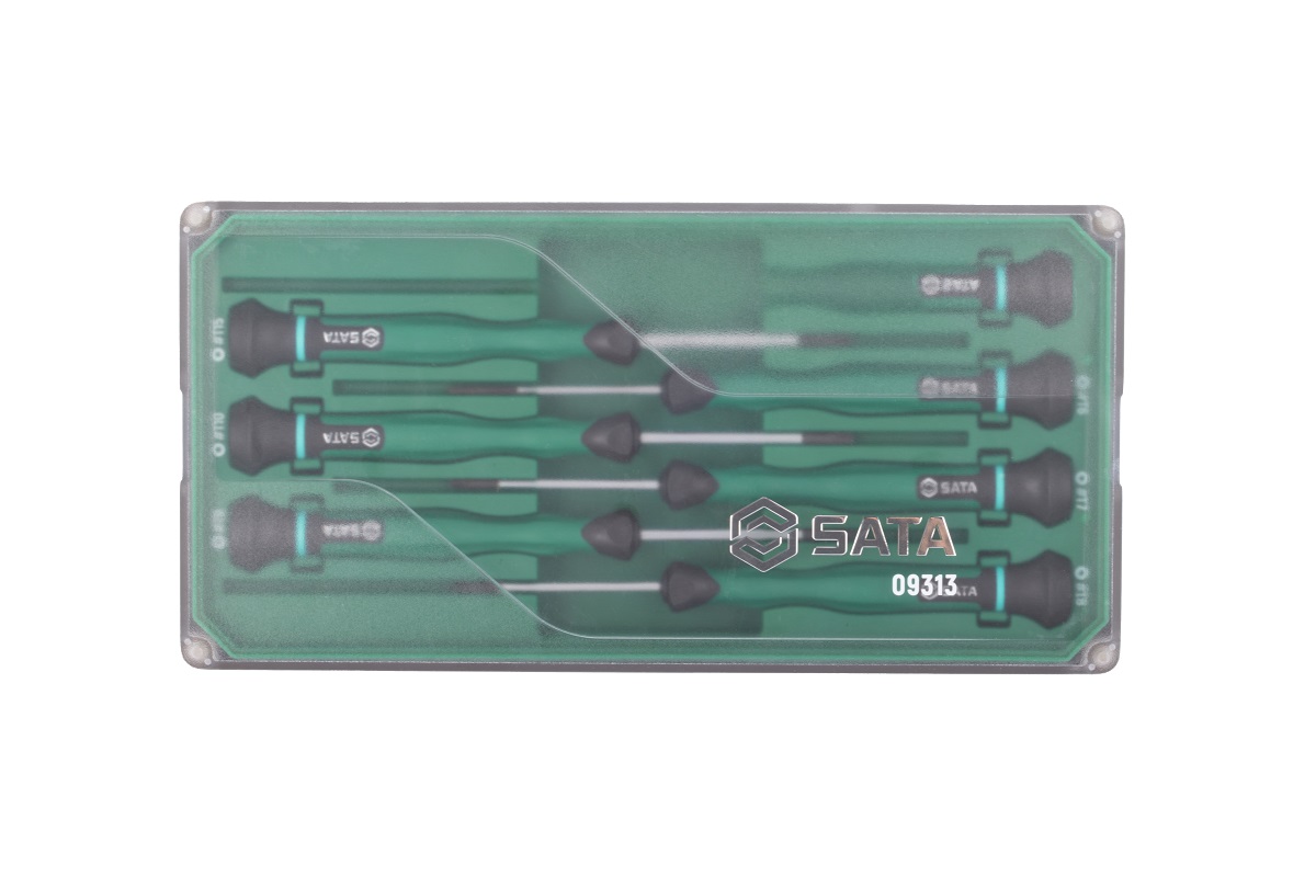 Bộ Tua Vít Sao Cán Dài 6 Chi Tiết SATA 09313 | Mecsu.vn