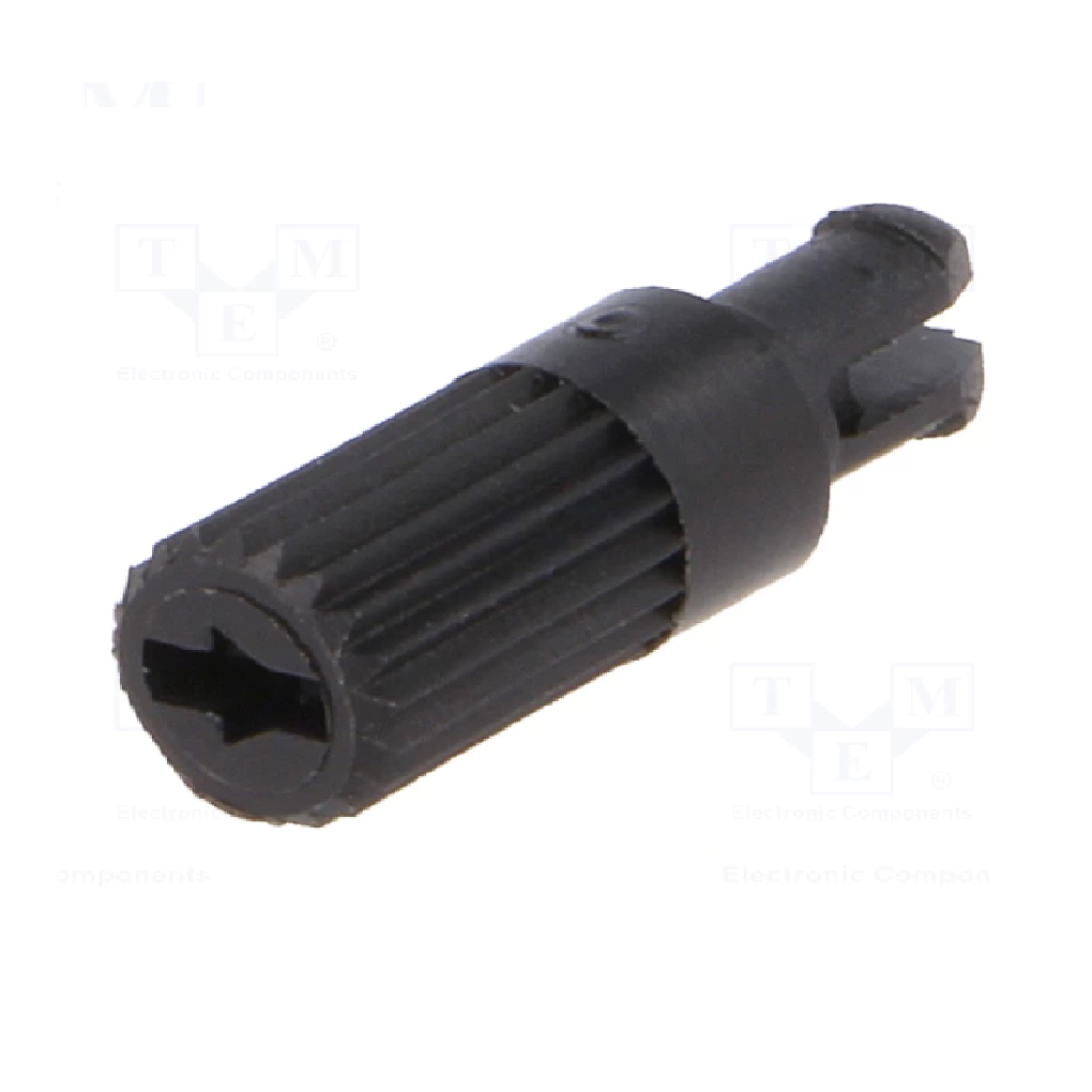 Knob; shaft knob; black; 10.8mm; for mounting potentiometers | Mecsu.vn