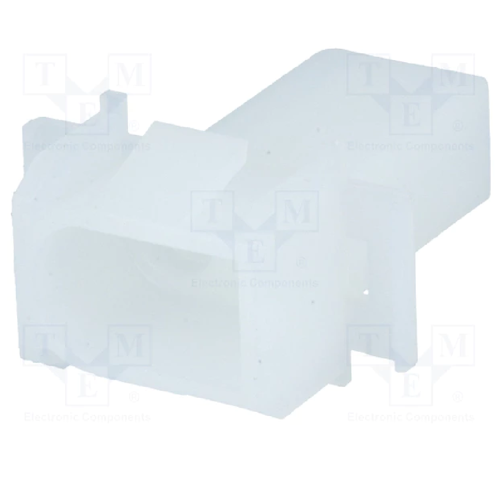 Plug; wire-wire; male; .140 MATE-N-LOK; 6.1mm; PIN: 3; w/o contacts ...