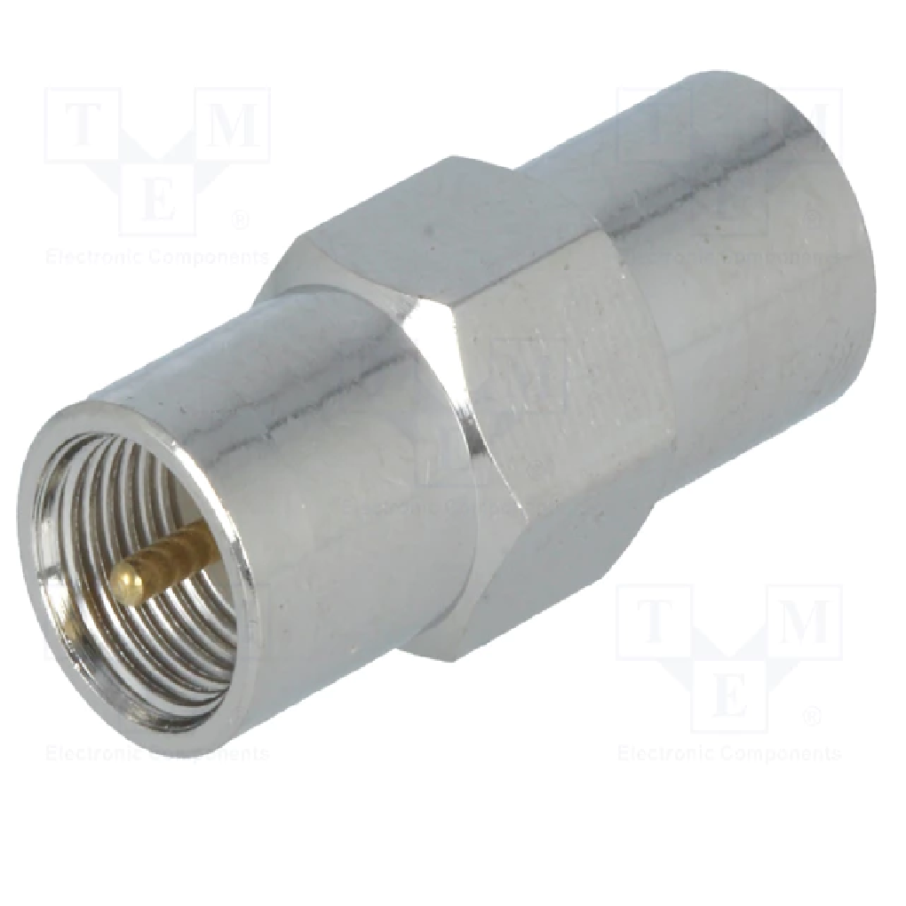 Plug; FME; female; straight; crimped; for cable; Insulation: PTFE ...