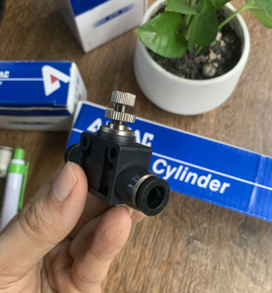 Van Tiết Lưu OD4 mm Đen Airtac PSA4D | Mecsu.vn