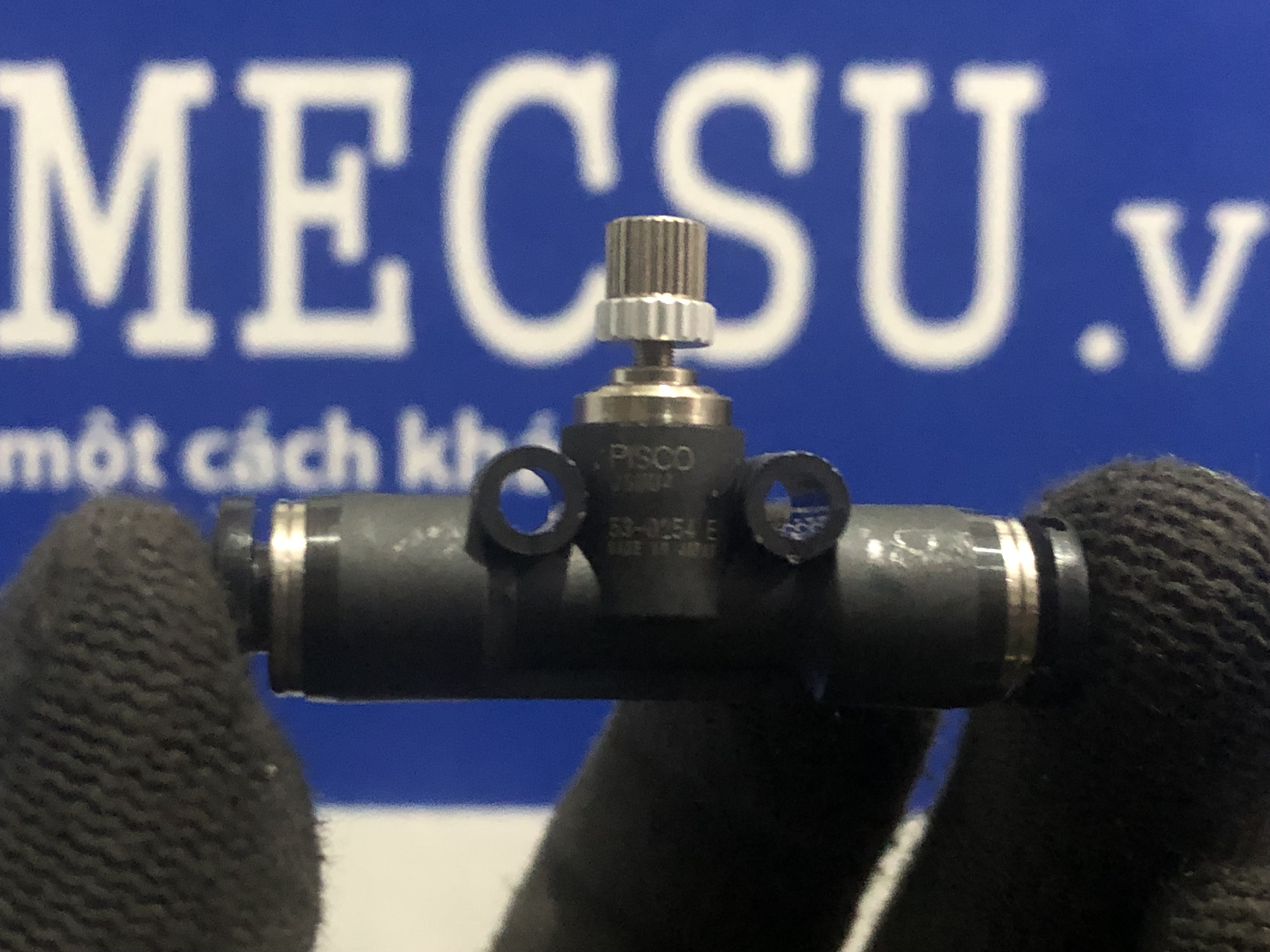 Van Tiết Lưu Khí Nén Thẳng OD 14mm Pisco JSMU4 | Mecsu.vn