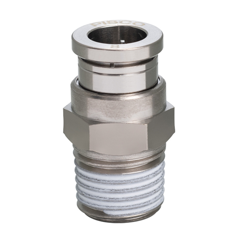 Đầu Nối Nhanh Khí Nén Dạng Thẳng Thân Lục Giác Ren Ngoài Pisco KC12-02-1-F | Mecsu.vn