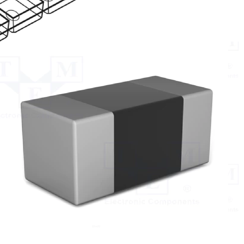 Inductor: ferrite; SMD; 0603; 390nH; 35mA; 1Ω; Q: 15; ftest: 25MHz ...