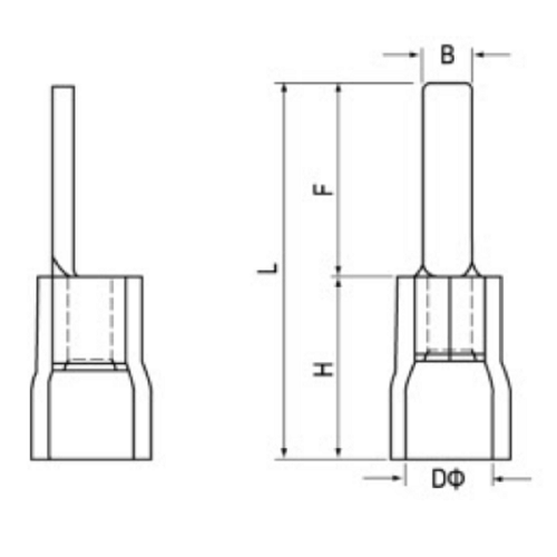 Đầu nối cáp MHD DBN5.5-14 | Mecsu.vn
