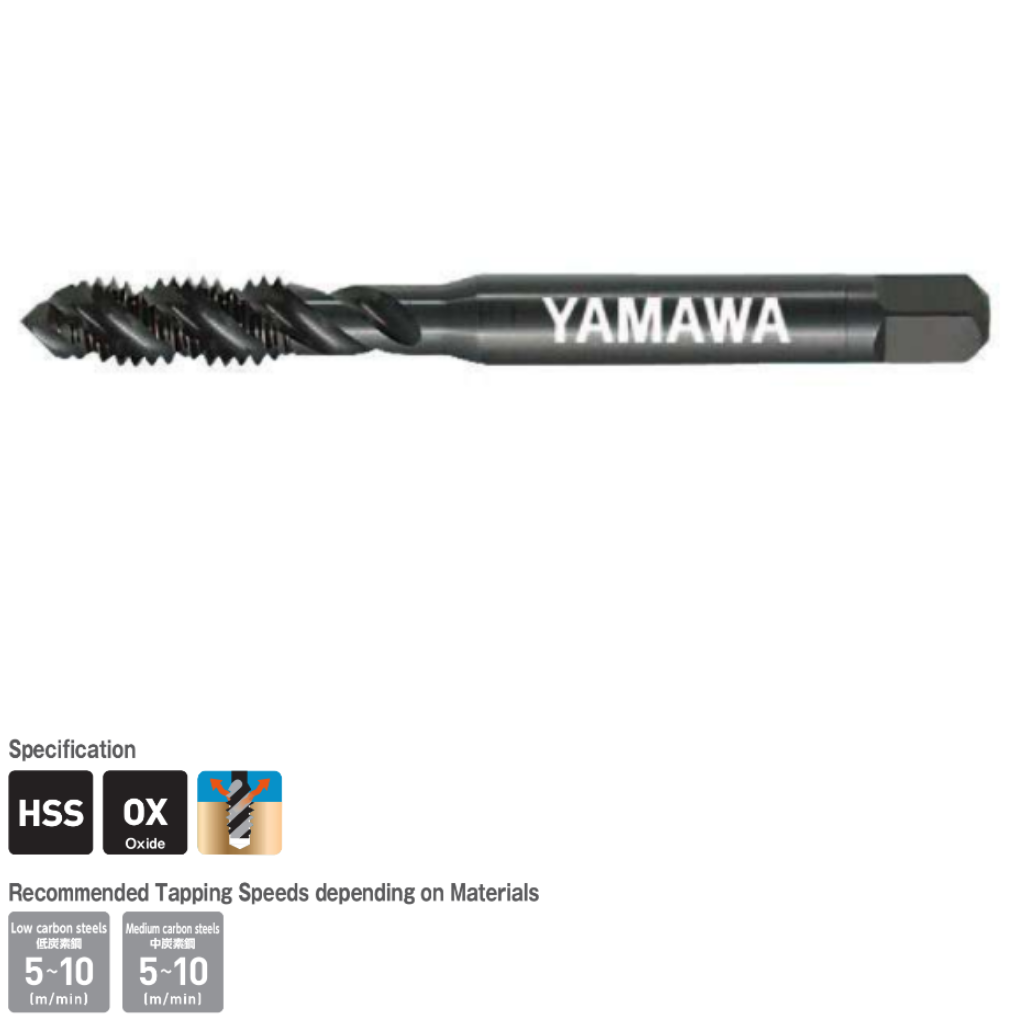 Mũi Taro Xoắn P1 M4x0.5 YAMAWA SPP4.0GX | Mecsu.vn