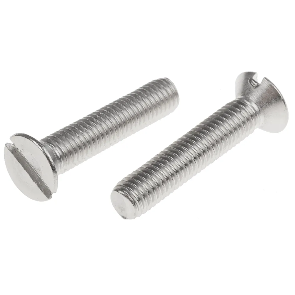 Bulong Đầu Bằng Xẻ Rãnh Inox 304 GB68 M6x45 | Mecsu.vn