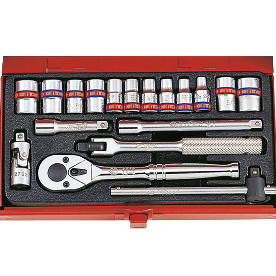 Bộ Đầu Khẩu Sửa Chữa Ô Tô 22 Chi Tiết Fujiya AST4-22A | Mecsu.vn