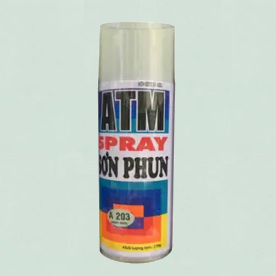 Sơn Xịt ATM A203 Màu Trắng Sanyo | Mecsu.vn