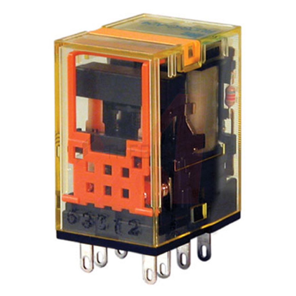 Relay loại tiêu chuẩn 10A 24V DC IDEC 2 cực 8 chân dẹp RU2S-D24 | Mecsu.vn