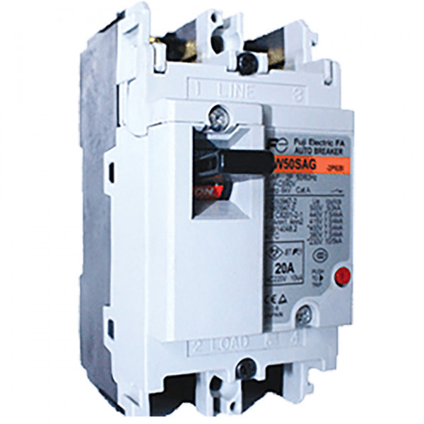 Cầu Dao Đóng Ngắt Mạch MCCB Fuji Electric 3P-60A-400VAC-2.5kA BW63EAG ...