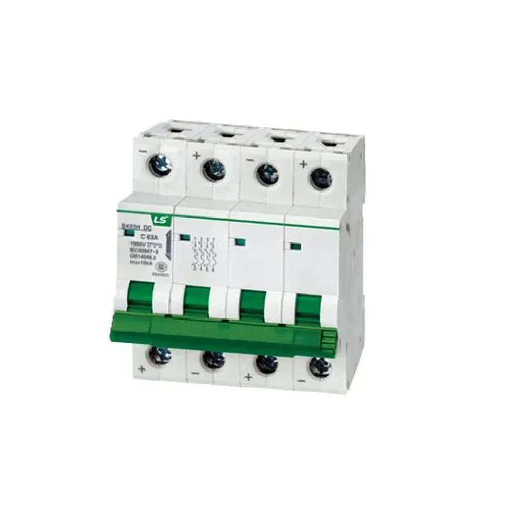 MCB DC 4P 6A 10KA 1000VDC LS BK63H-DC | Mecsu.vn