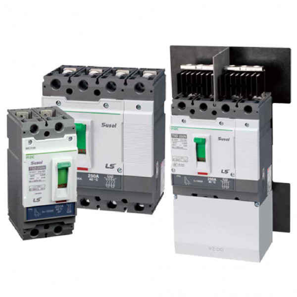 MCCB Susol DC 4P 100A 40KA LS TD 100AF TD100H FTU | Mecsu.vn