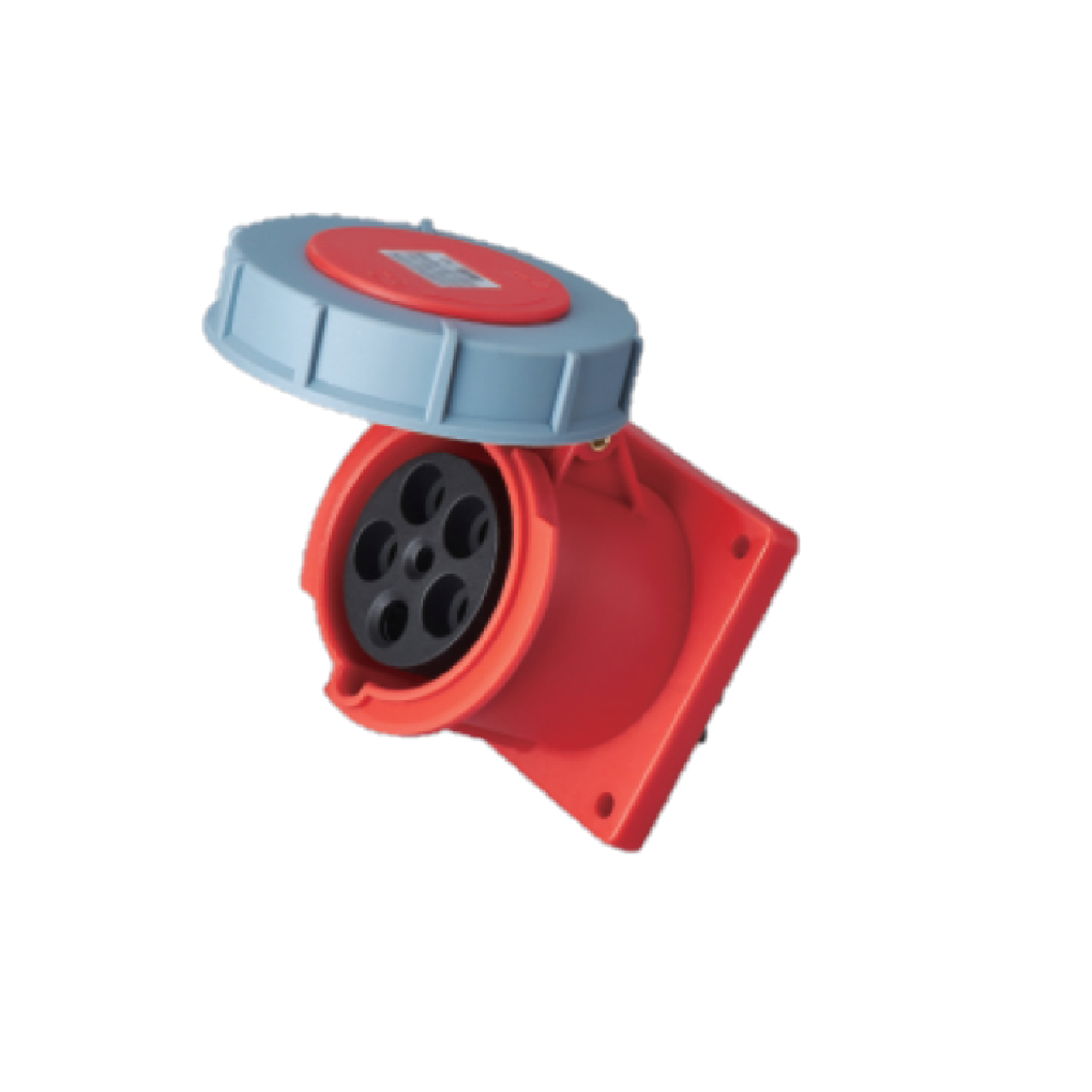 Ổ Cắm Công Nghiệp Lắp Âm Tủ Điện Kín Nước 125A 380 415V 3P+N+E IP67 MPE ...
