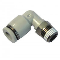 Đầu Nối Khí Cong Ren Ngoài OD8 mm - PT1/4 Airtac PL802 | Mecsu.vn