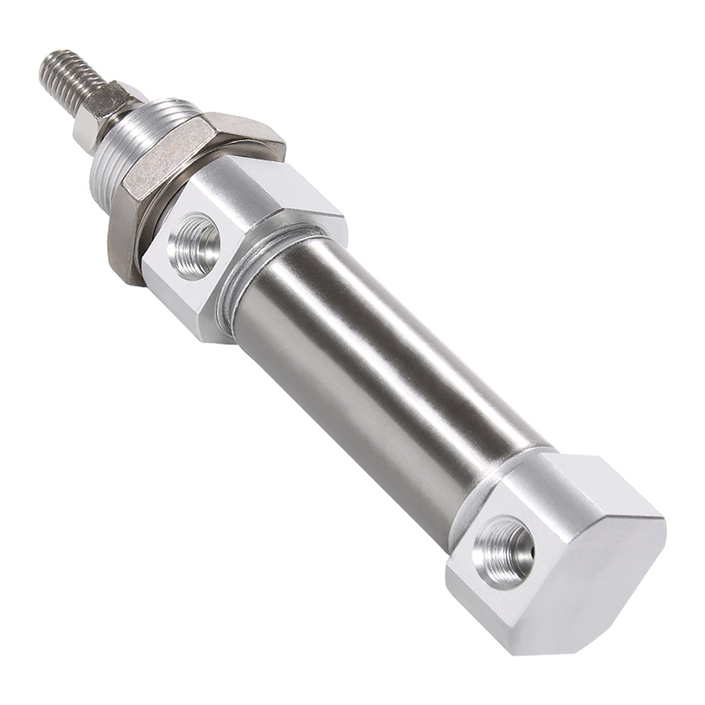 Xilanh Tròn Mini Ø20x15 PT1/8 Airtac Tác Động Kép MI20X15-U | Mecsu.vn