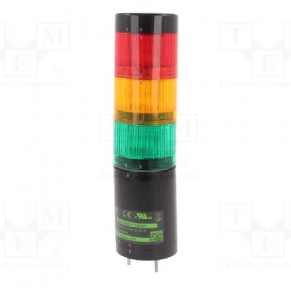 Signaller signalling column LED green 24VDC 24VAC HBJD-40 | Mecsu.vn