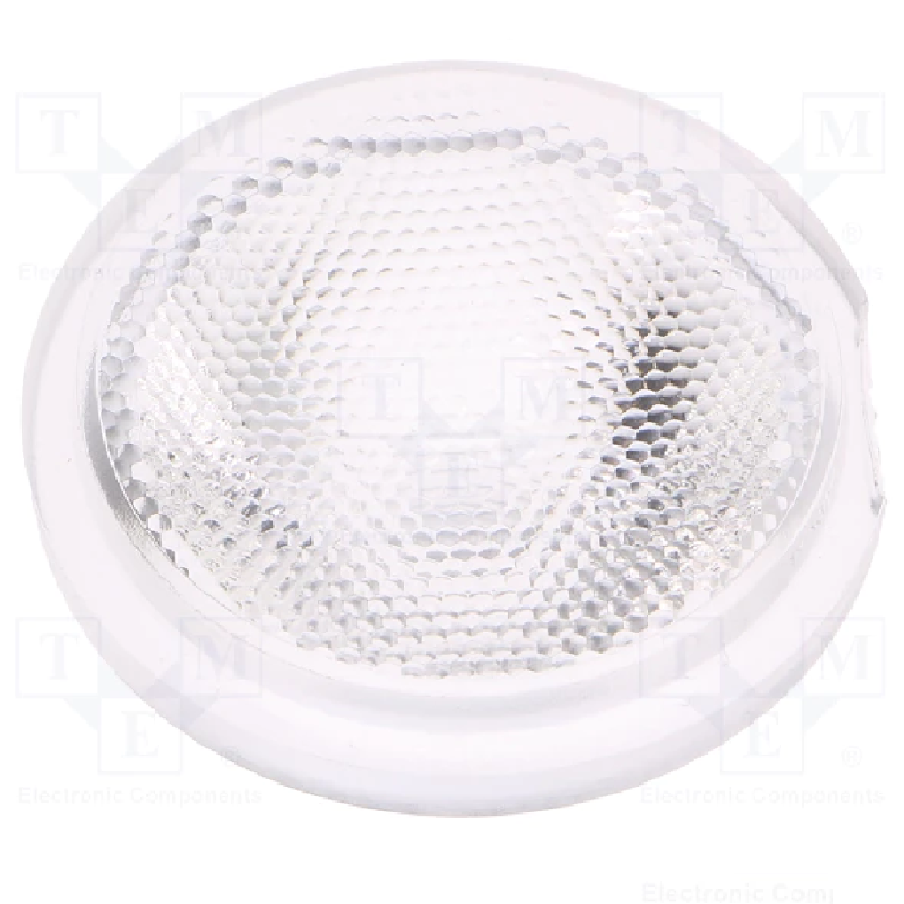 LED lens; square; transparent; lowprofile; 5mm | Mecsu.vn