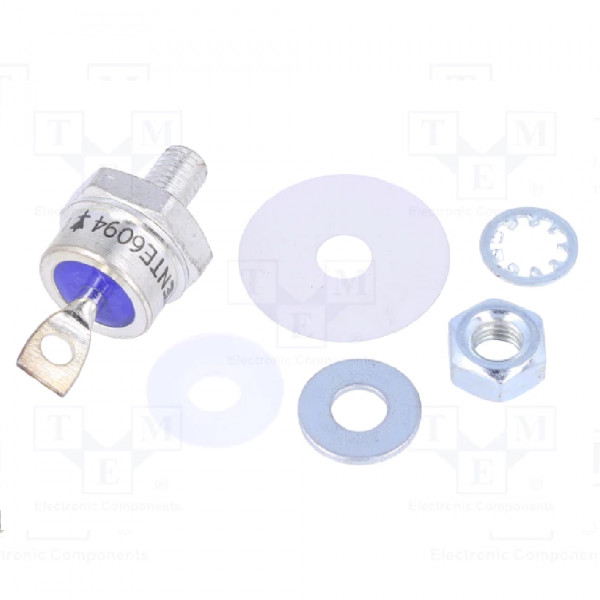 Diode: rectifying; 600V; 1.4V; 40A; cathode to stud; DO5; M6 | Mecsu.vn