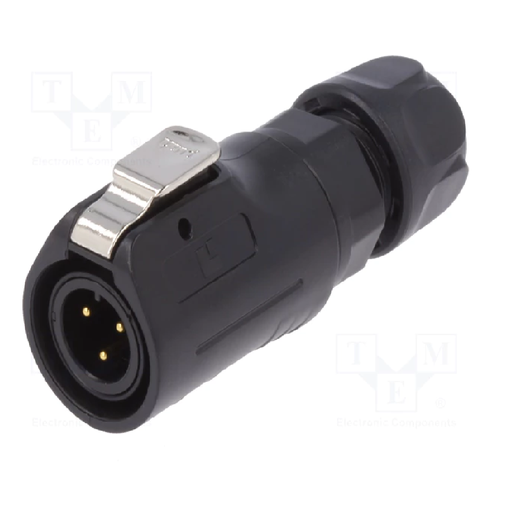 Connector: circular; plug; size 20; 02; male; PIN: 2; with latch | Mecsu.vn