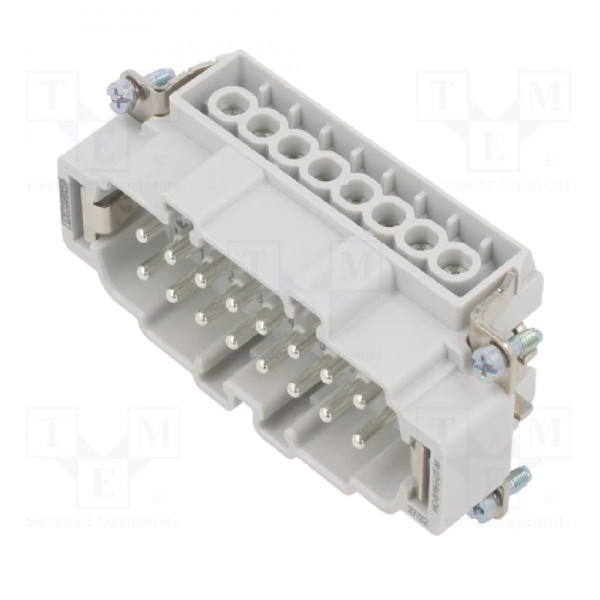 Connector: rectangular; male; 400V; 16A; PIN: 5; Layout: 4+PE | Mecsu.vn