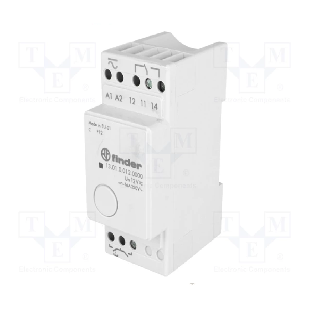 Relay: installation; bistable,impulse; SPDT; Features: timer; DIN ...