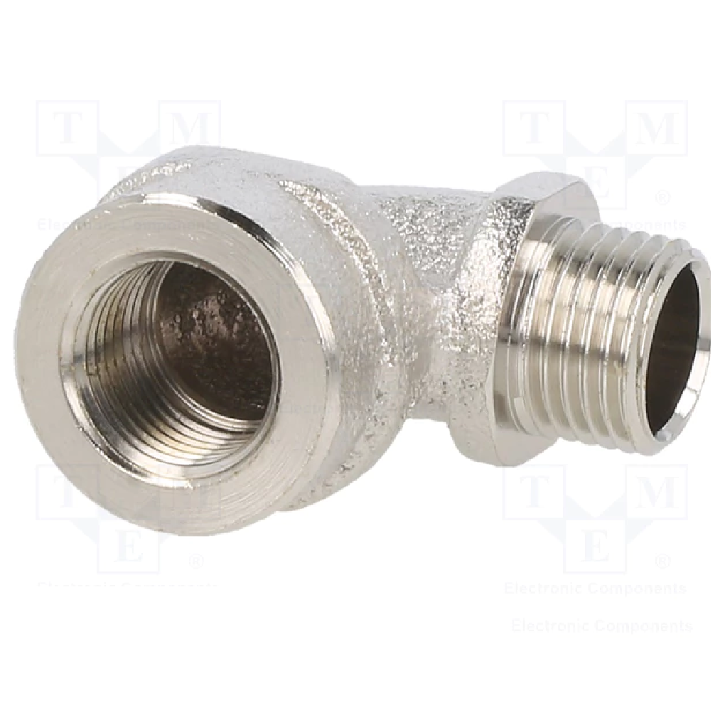 Straight terminal connector; galvanised steel | Mecsu.vn