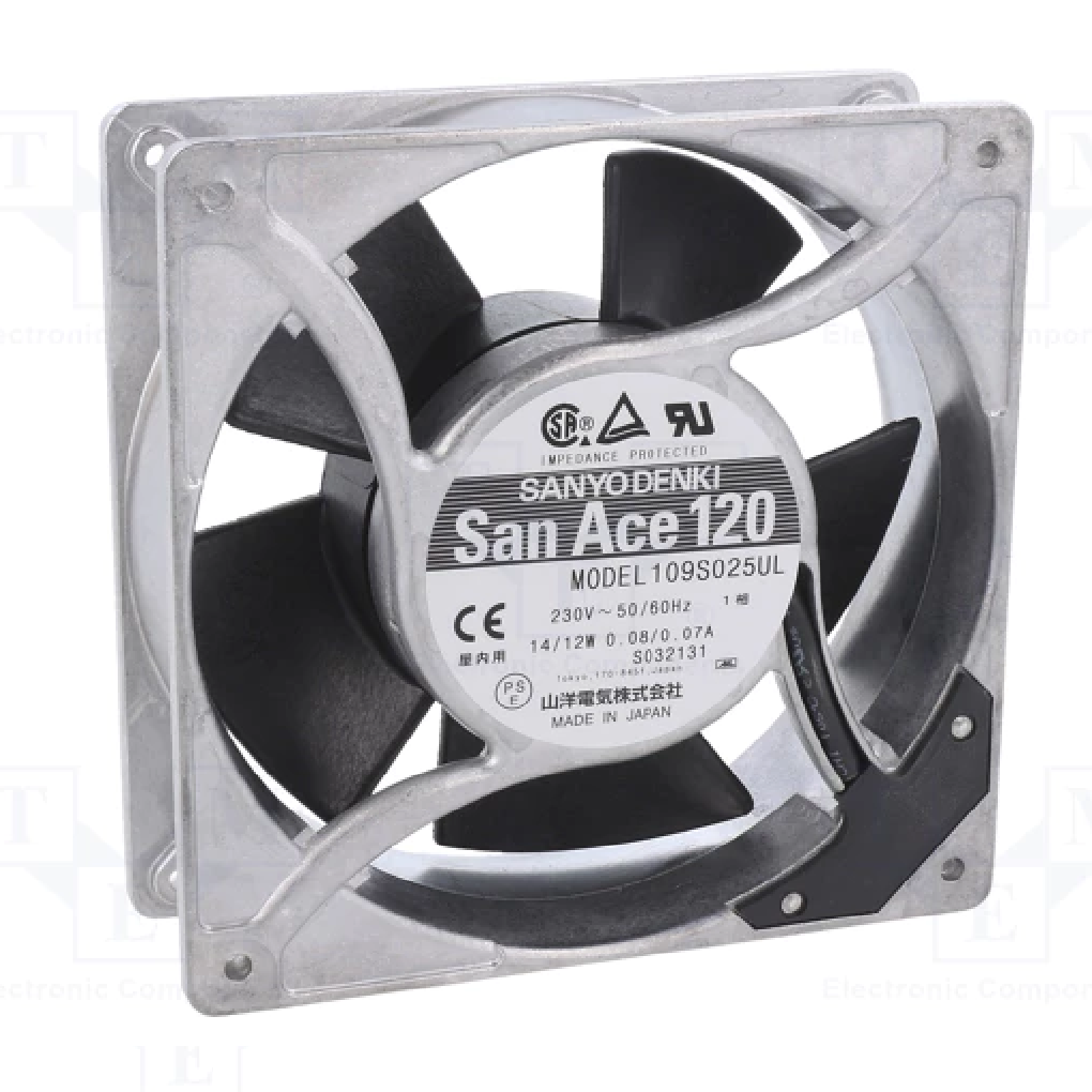 Fan: AC; axial; 230VAC; Ø250x82.5mm; ball bearing; 2550rpm; IP44 | Mecsu.vn