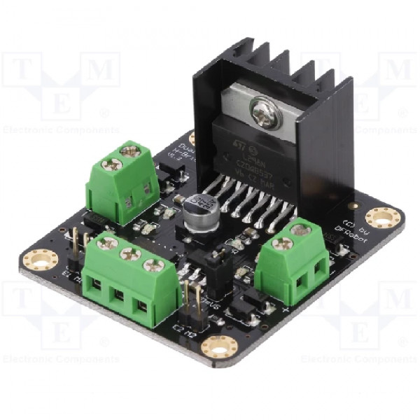 DC-motor driver; L298N; 2A; 4.8 to 46V; Ch: 2; Arduino | Mecsu.vn