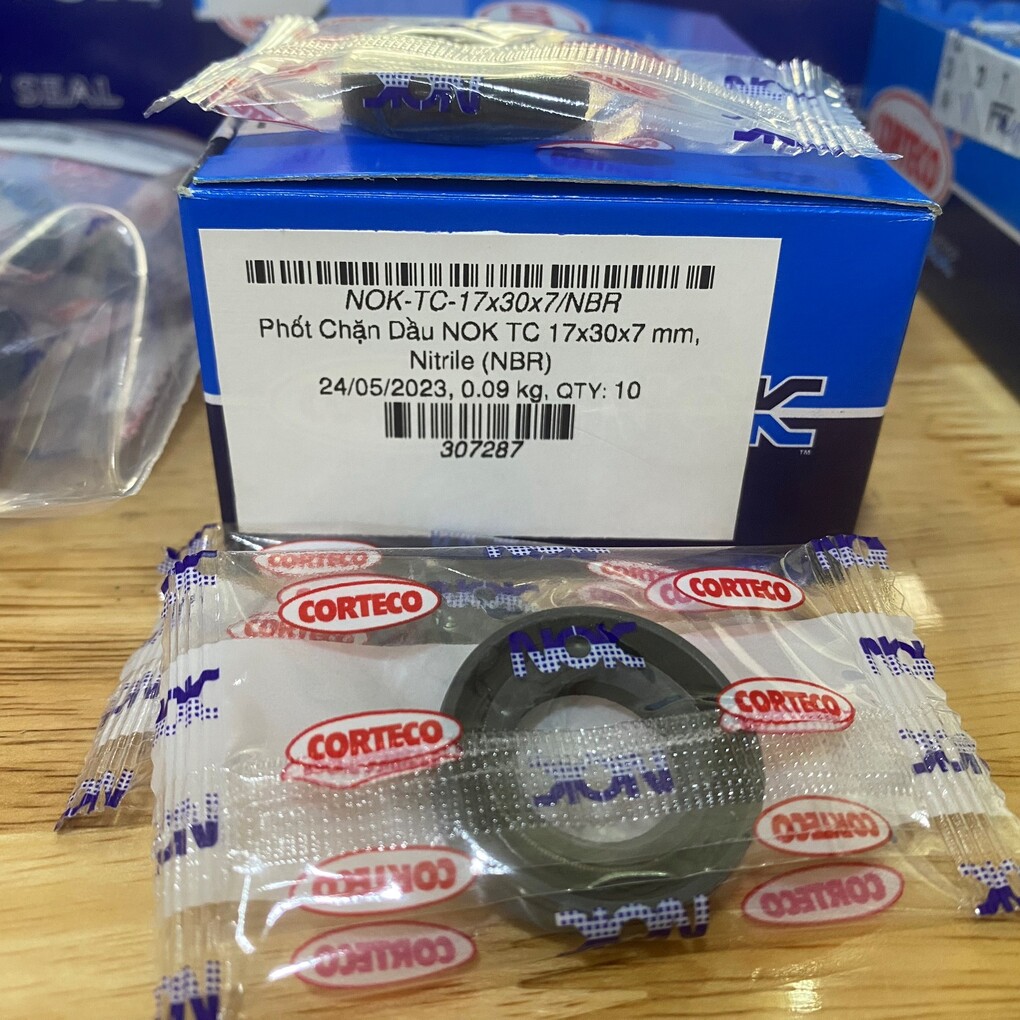 Phốt Chặn Dầu NOK TC 17x30x7 mm, Nitrile (NBR) | Mecsu.vn