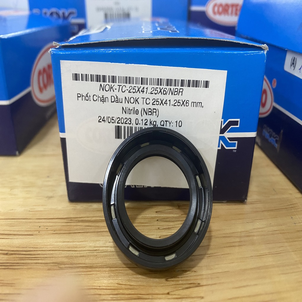 Phốt Chặn Dầu NOK TC 25x41.25x6 mm, Nitrile (NBR) | Mecsu.vn