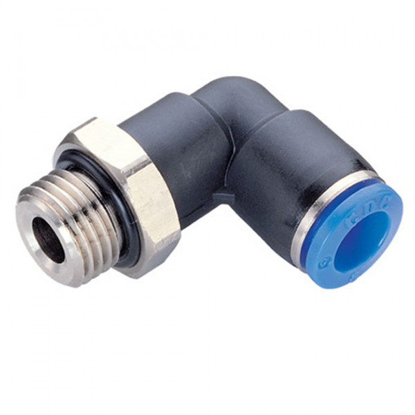 Đầu Nối Khí Cong Ren Ngoài Phi 8 mm Ren10 1/8" CDC PL08-01 (MPL08-01) | Mecsu.vn
